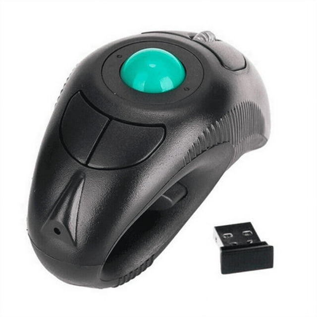 WQNZMADO 2.4G Wireless Air Mouse Ergonomic Trackball Handheld Finger ...