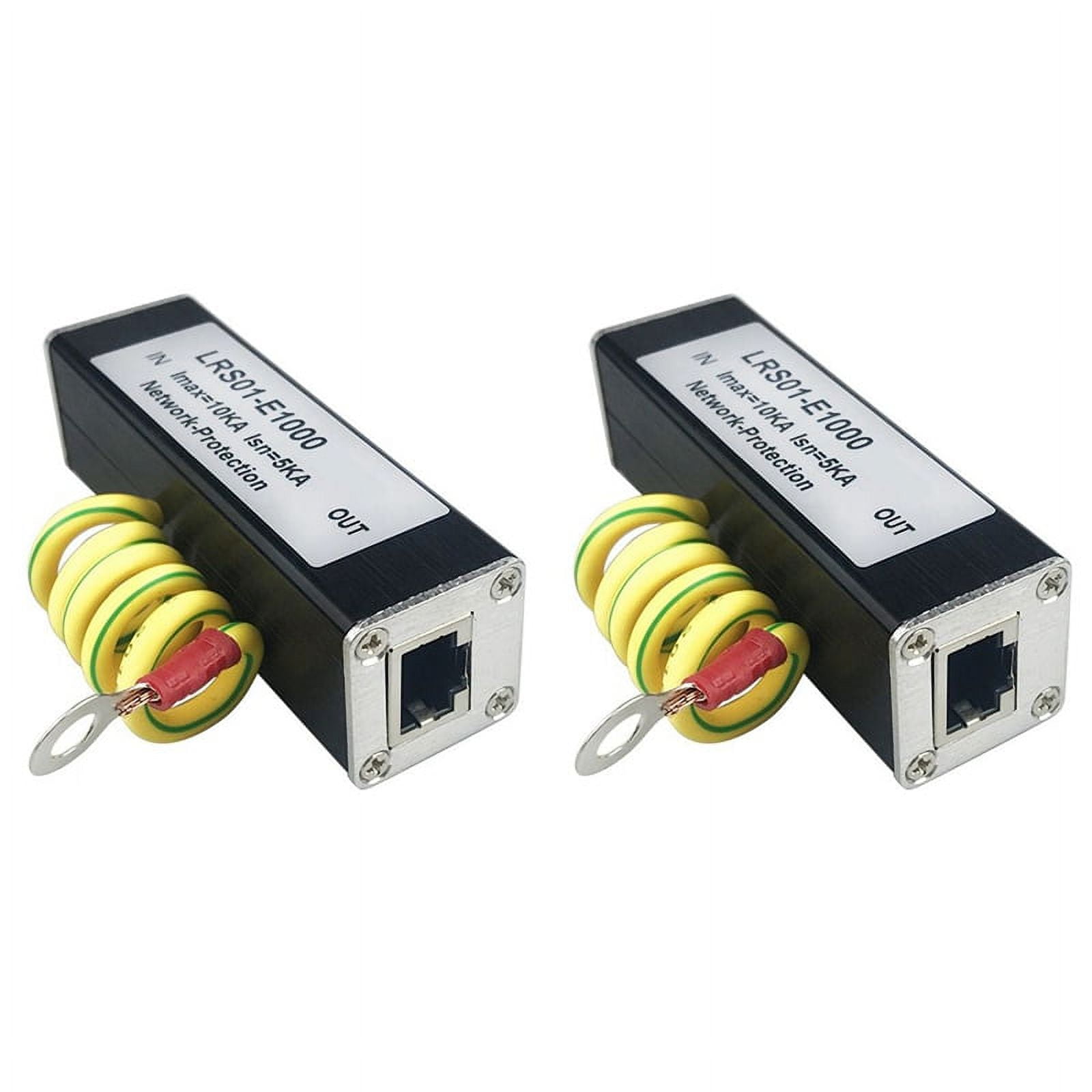 2X POE 1000M Network Protector POE 1000M Monitor Camera Surge Protector ...