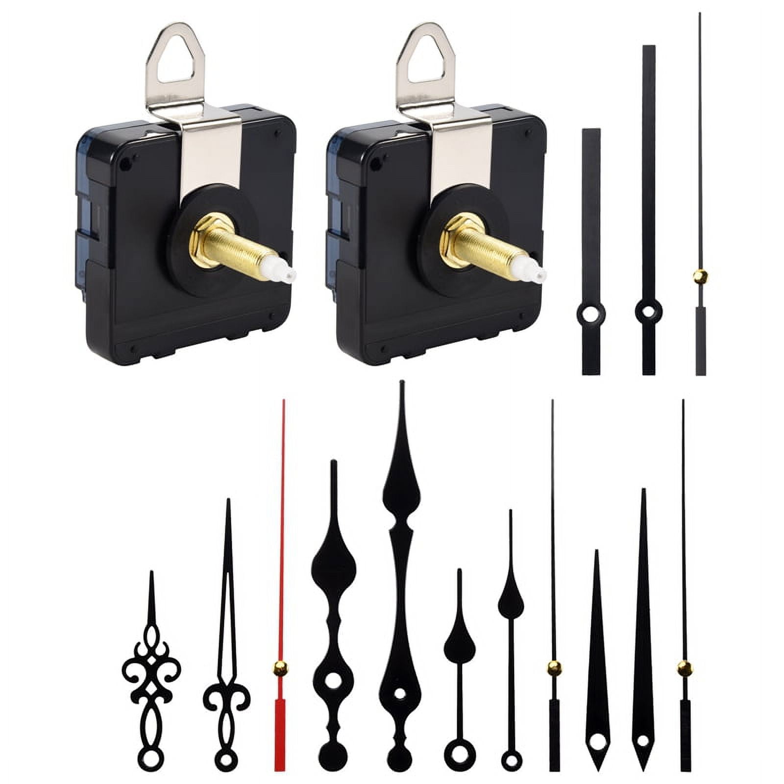 WQNZMADO 32mm Long Shaft DIY Quartz Clock Movement Mechanism with 5 ...