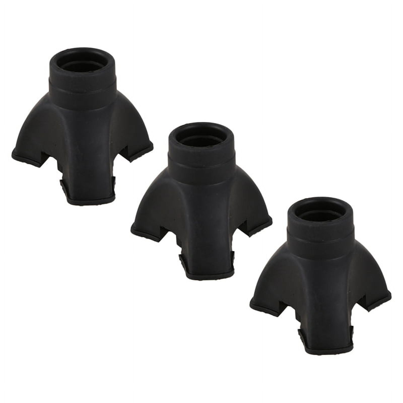 WQNZMADO 3X Walking Stick End Tripod CANE TIP Self Standing Rubber NON ...