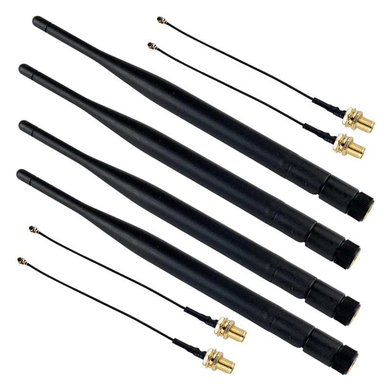 WQNZMADO 915MHz LoRa Antenna 5dBi SMA Male 195mm + to SMA Female Cable ...