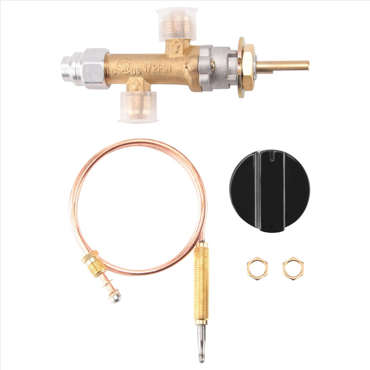 WQNZMADO Propane Lpg Gas Fire Pit Control Safety Valve Flame Failure ...