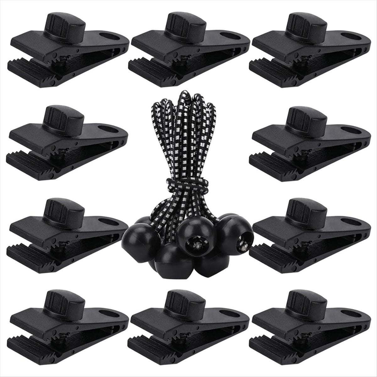 WQNZMADO Tarp Clips Heavy Duty Lock Grip,20Pack Tarp Clamps,Shade Cloth ...