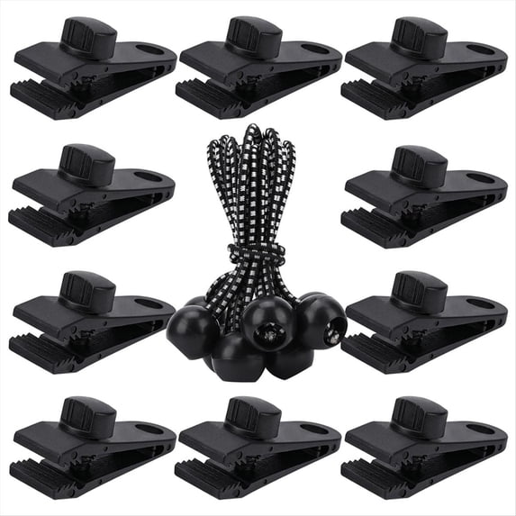 WQNZMADO Tarp Clips Heavy Duty Lock Grip,20Pack Tarp Clamps,Shade Cloth ...