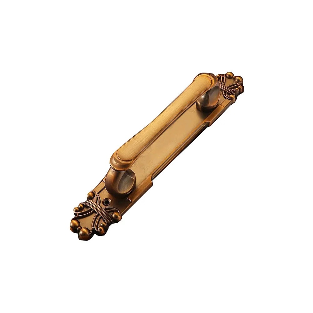 WQQ Antique-style exposed wooden sliding door handles, suitable for ...