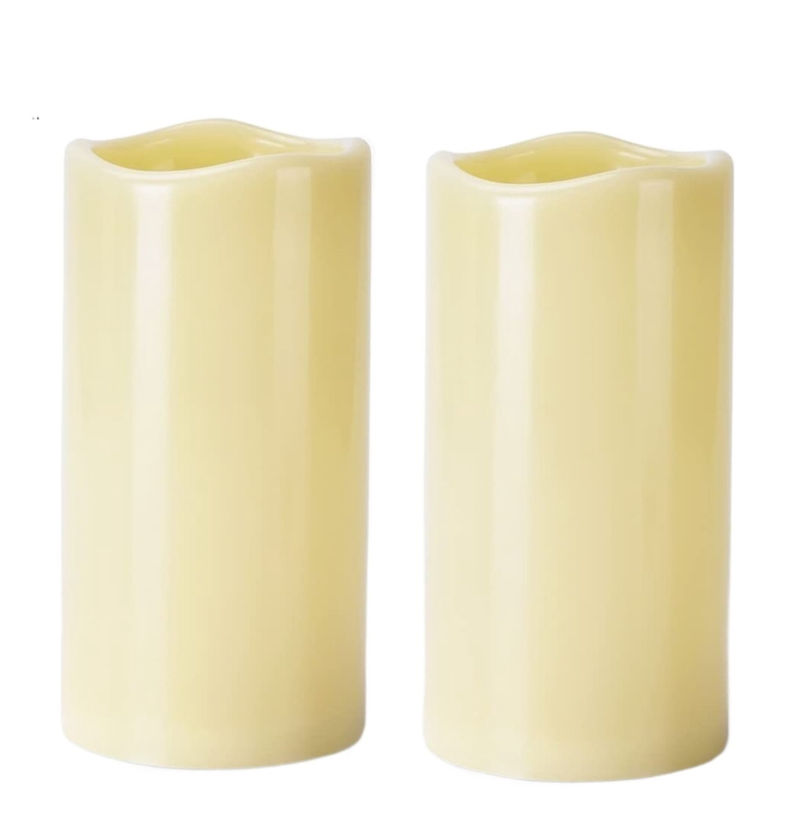 WQQ Large Waterproof Outdoor Driver Flickering LED Pillar Candle for ...