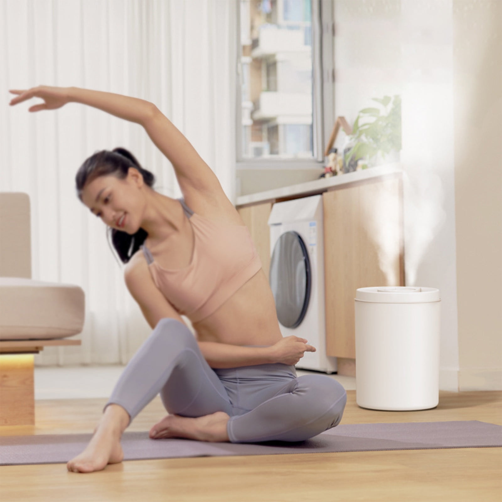 WQQZJJ Humidifiers For Bedroom Large Room,5L Cool Mist Top Fills Oil Diffuser For Baby Nursery ...