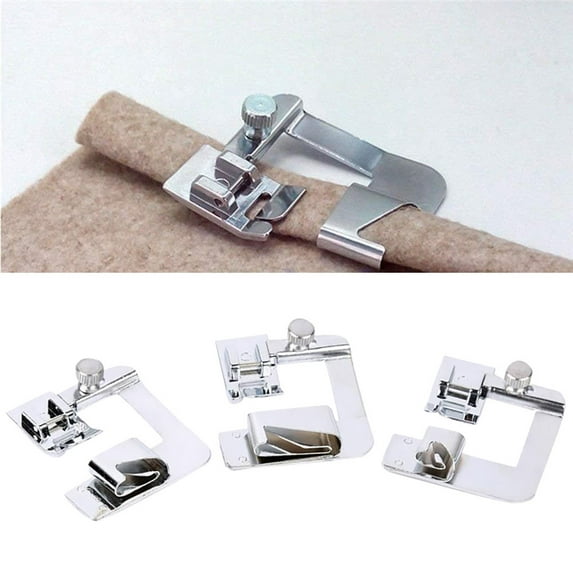 WQQZJJ Kitchen Gadgets 3PC Rolled Hem Pressure Foot Sewing Machine For ...