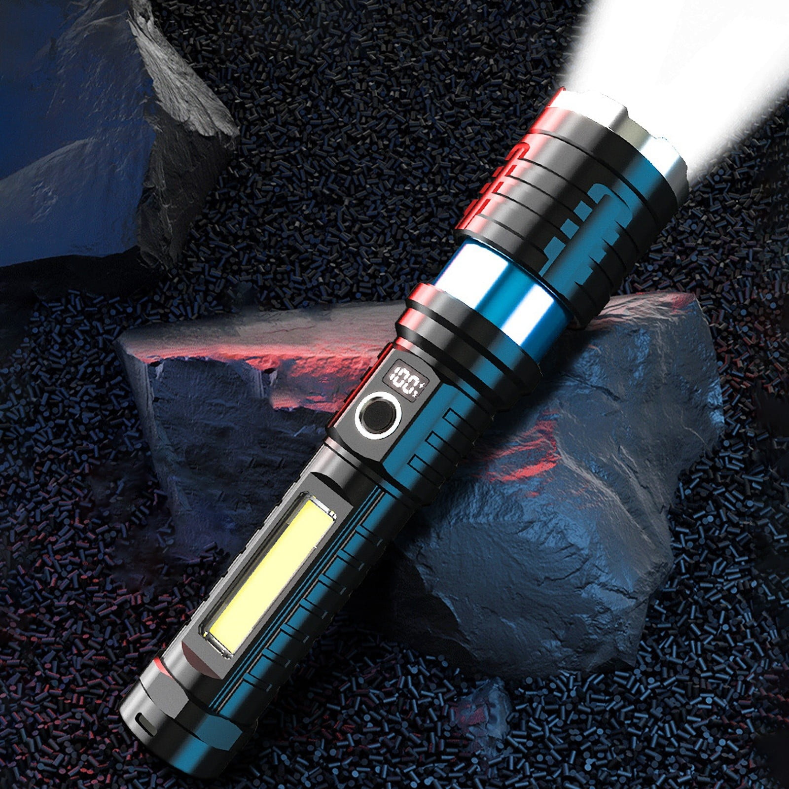 WQQZJJ Outdoor Lights Brightest Outdoor Flashlight 1000 Lumens LED ...