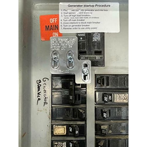 WR-100 Murray 100 amp panel Generator Interlock - Walmart.com