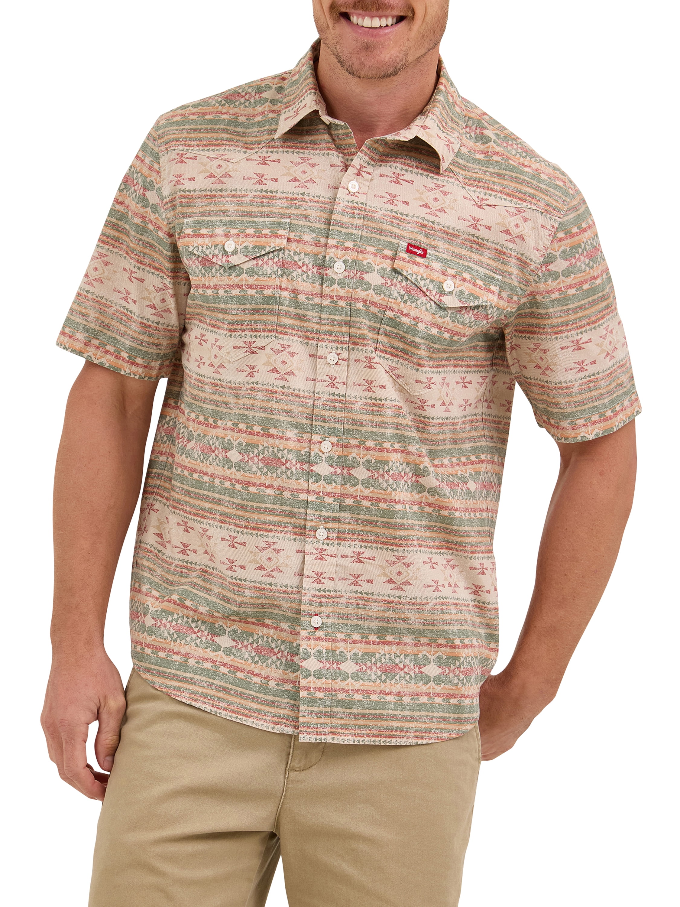 Wrangler® Men's Short Sleeve Premium Top, S-3XL - Walmart.com