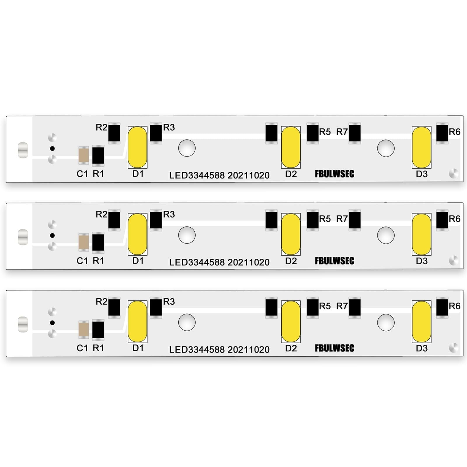 WR55X26671 LED Light Board for GE Refrigerators | Replacement for ...