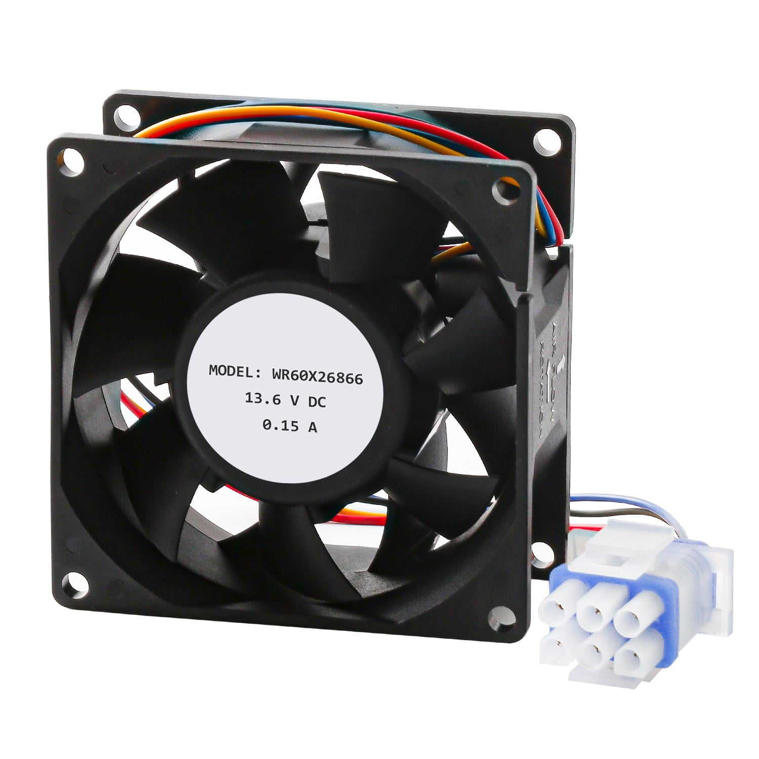 WR60X26866 Refrigerator Evaporator Fan Motor by Seentech - Compatible ...