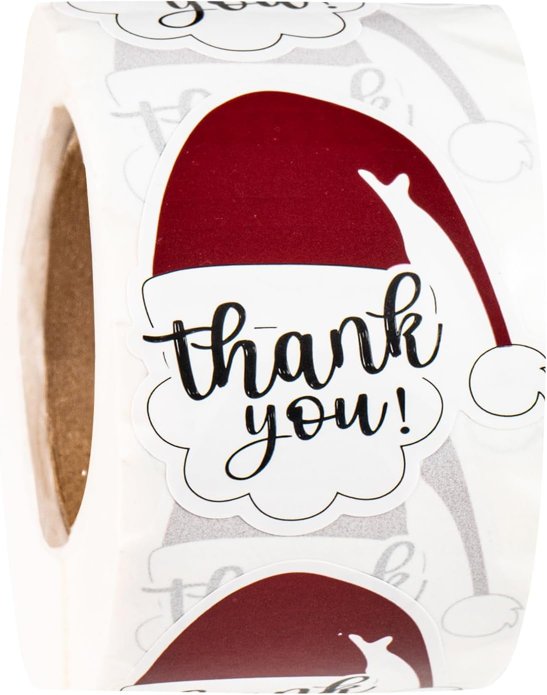 WRAPAHOLIC Christmas Gift Stickers - Santa Claus with "Thank You ...