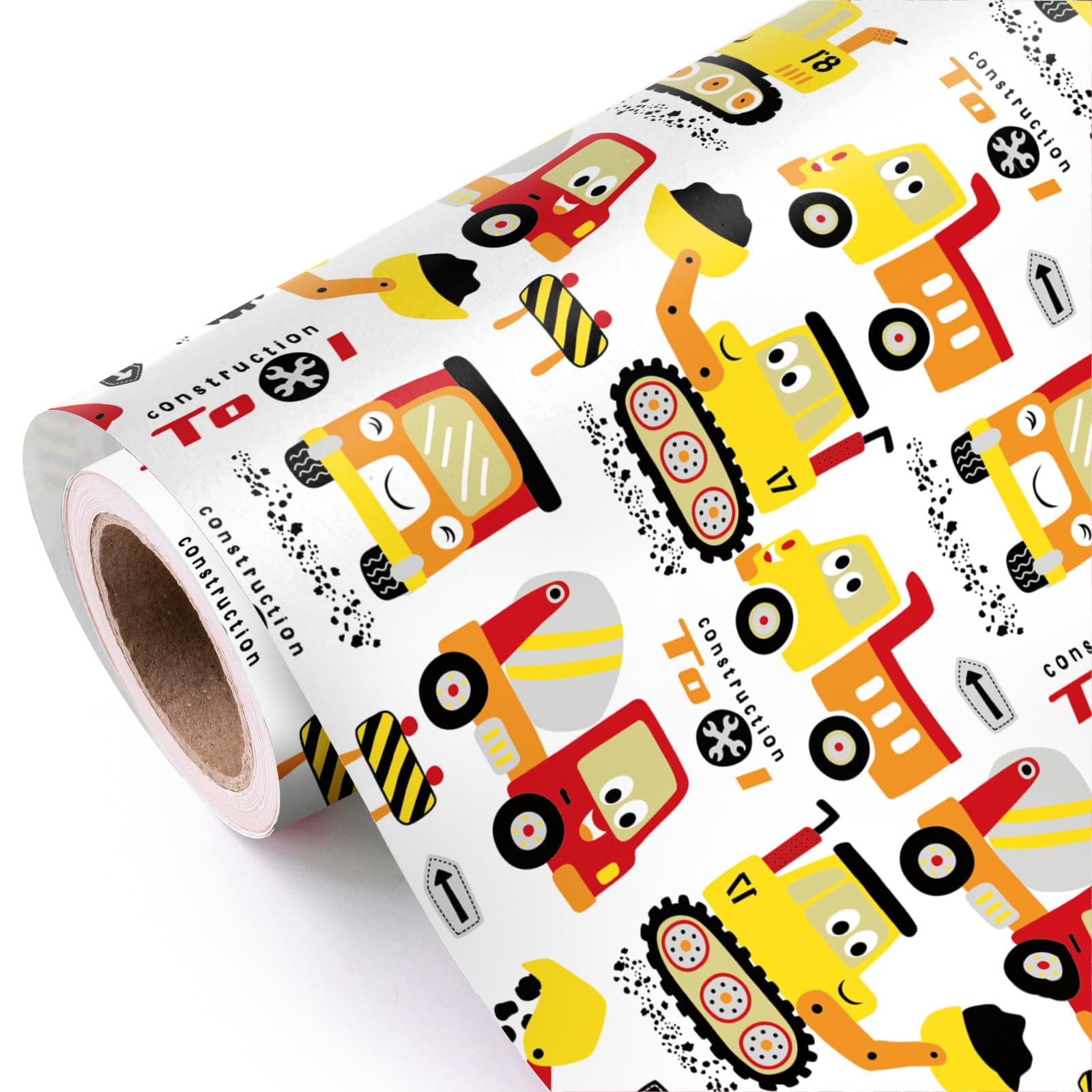 WRAPAHOLIC Construction Wrapping AJH3 Paper Roll - Mini Roll - 17 Inch ...