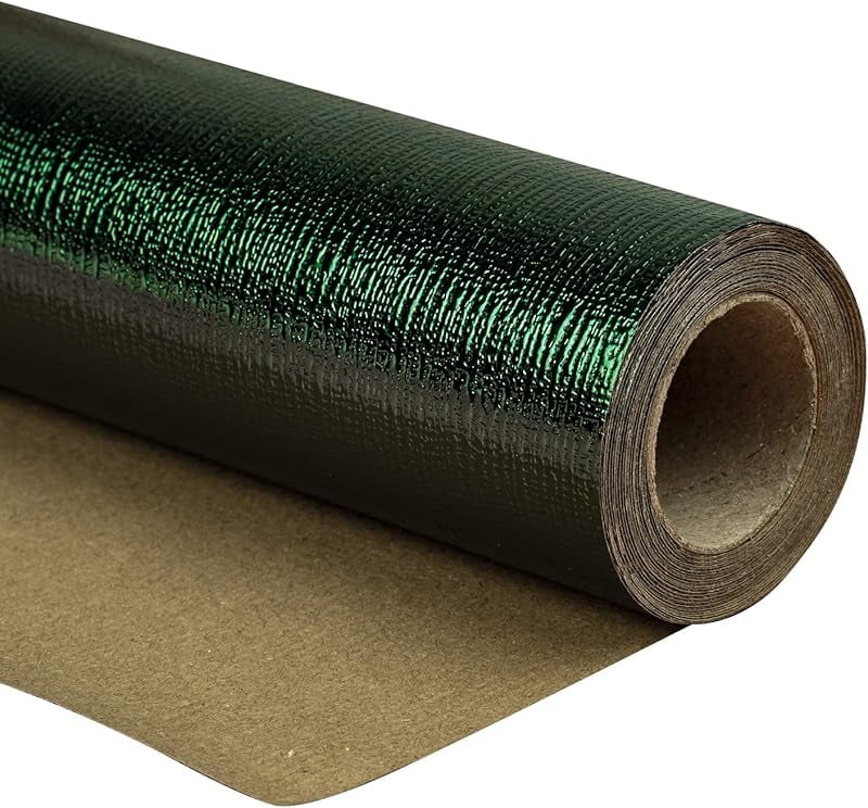 WRAPAHOLIC Navy Blue Wrapping Paper Roll - Mini Roll - 17 Inch x 16.5 ...