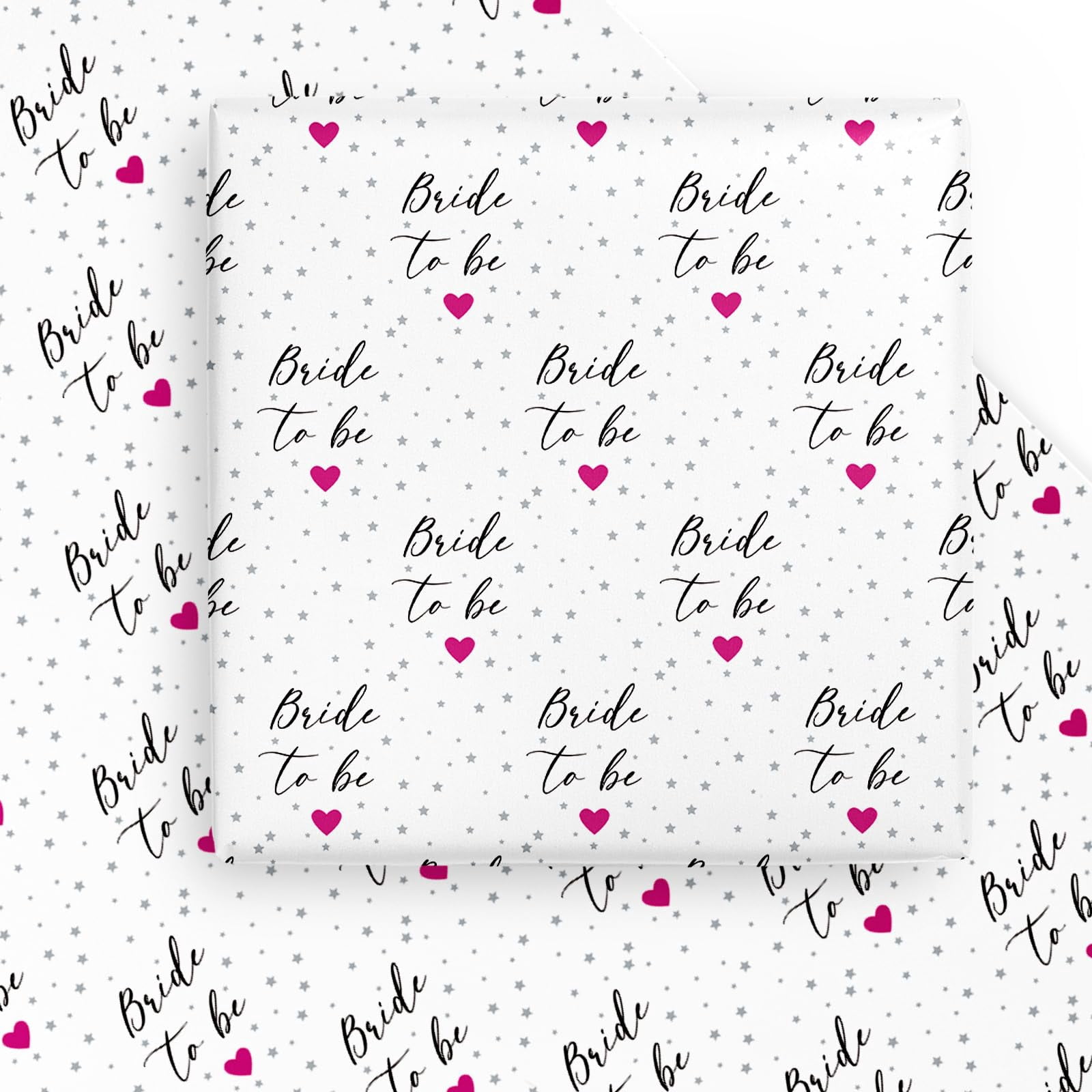 WRAPAHOLIC Wedding Wrapping Paper TSF6 Sheet - 6 Sheets Bride to be ...