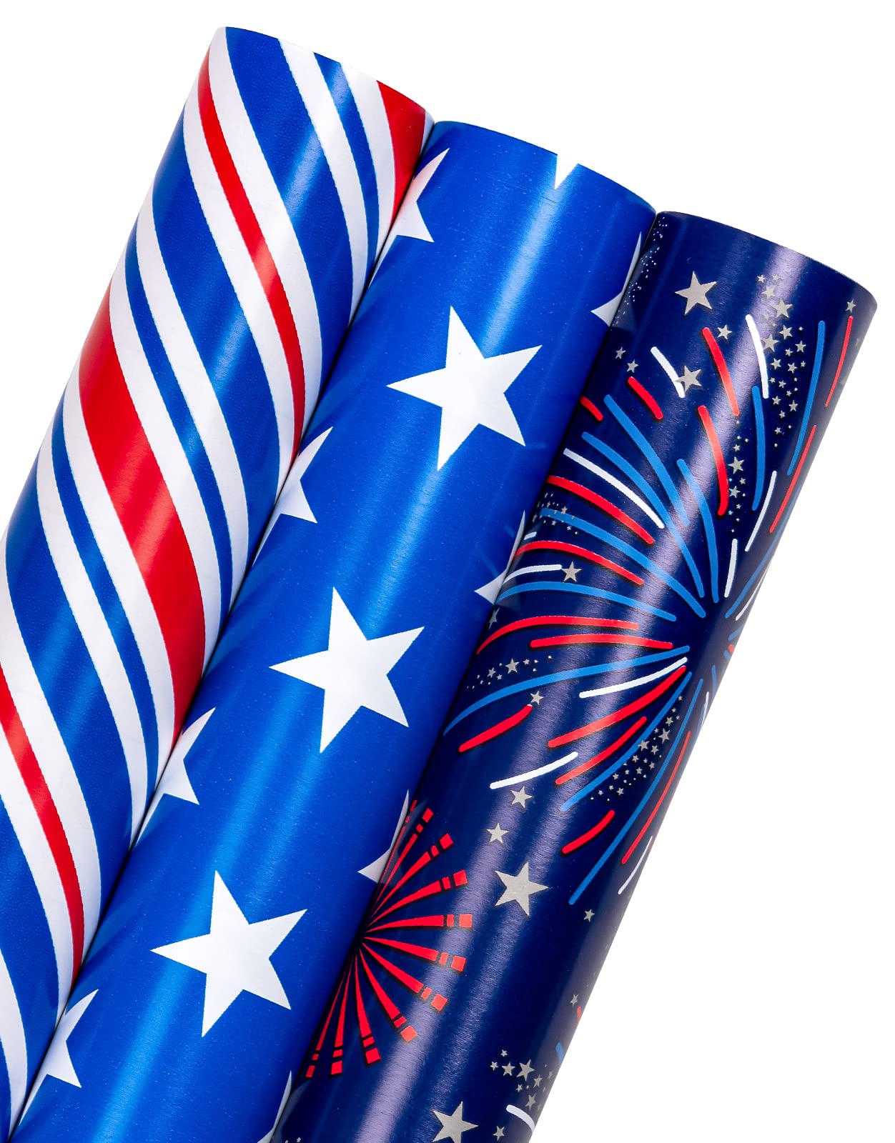 WRAPAHOLIC Wrapping Paper Roll KEF16 - Mini Roll - 3 Rolls - 17 Inch X ...