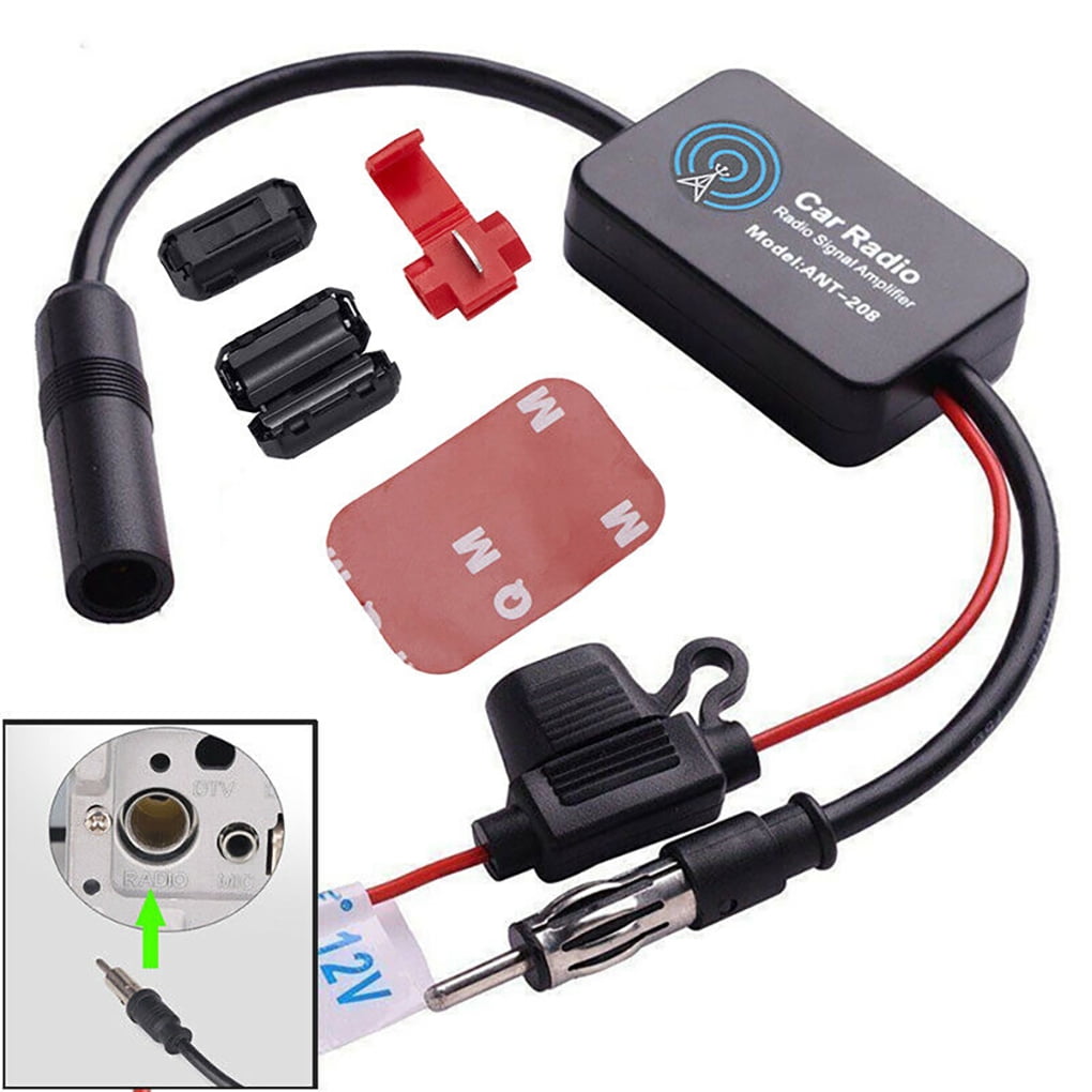 WREA Car FM & AM Radio Antenna Signal Enhancer Amplifier Aerial Signal ...