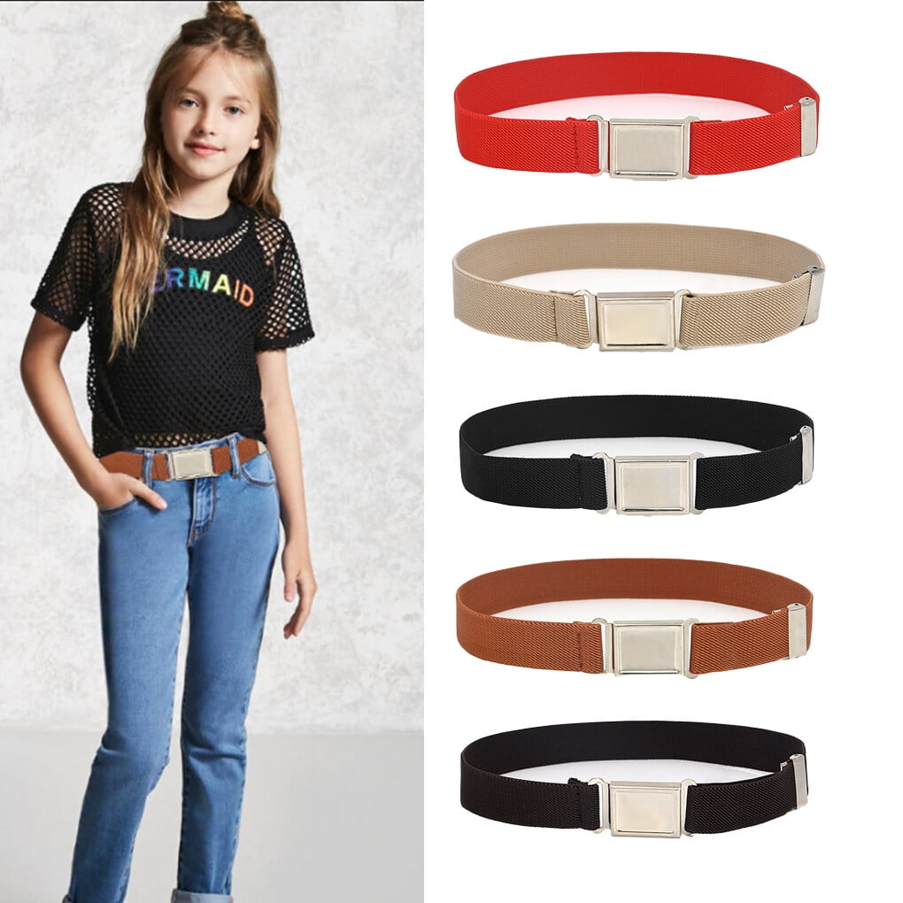 WREA Waist Belt Magnetic Buckle Kids Elastic Stretch Clothes ...