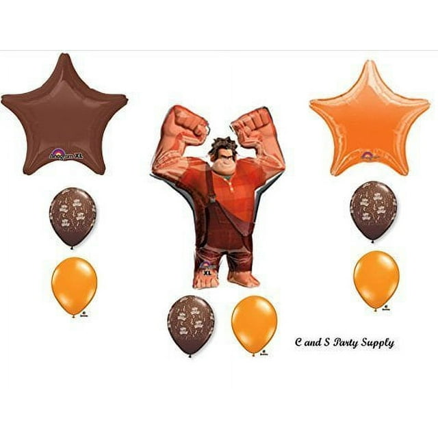 WRECK IT RALPH HAPPY BIRTHDAY PARTY Balloons Decorations Supplies ...