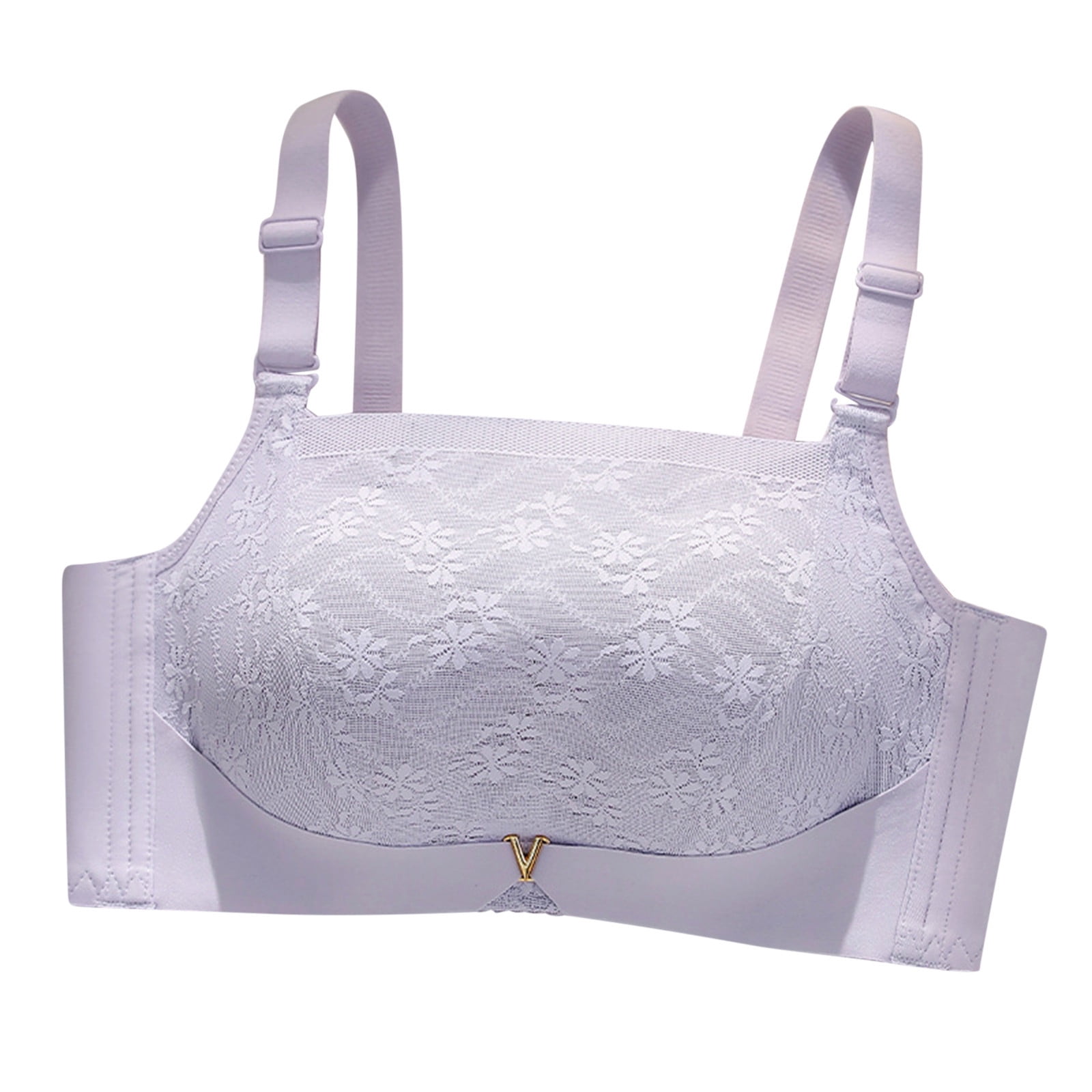 WREESH Bras For Women No Underwire Small Bra Push-Up, And Adjusting Bra With Retraction Nipple ...