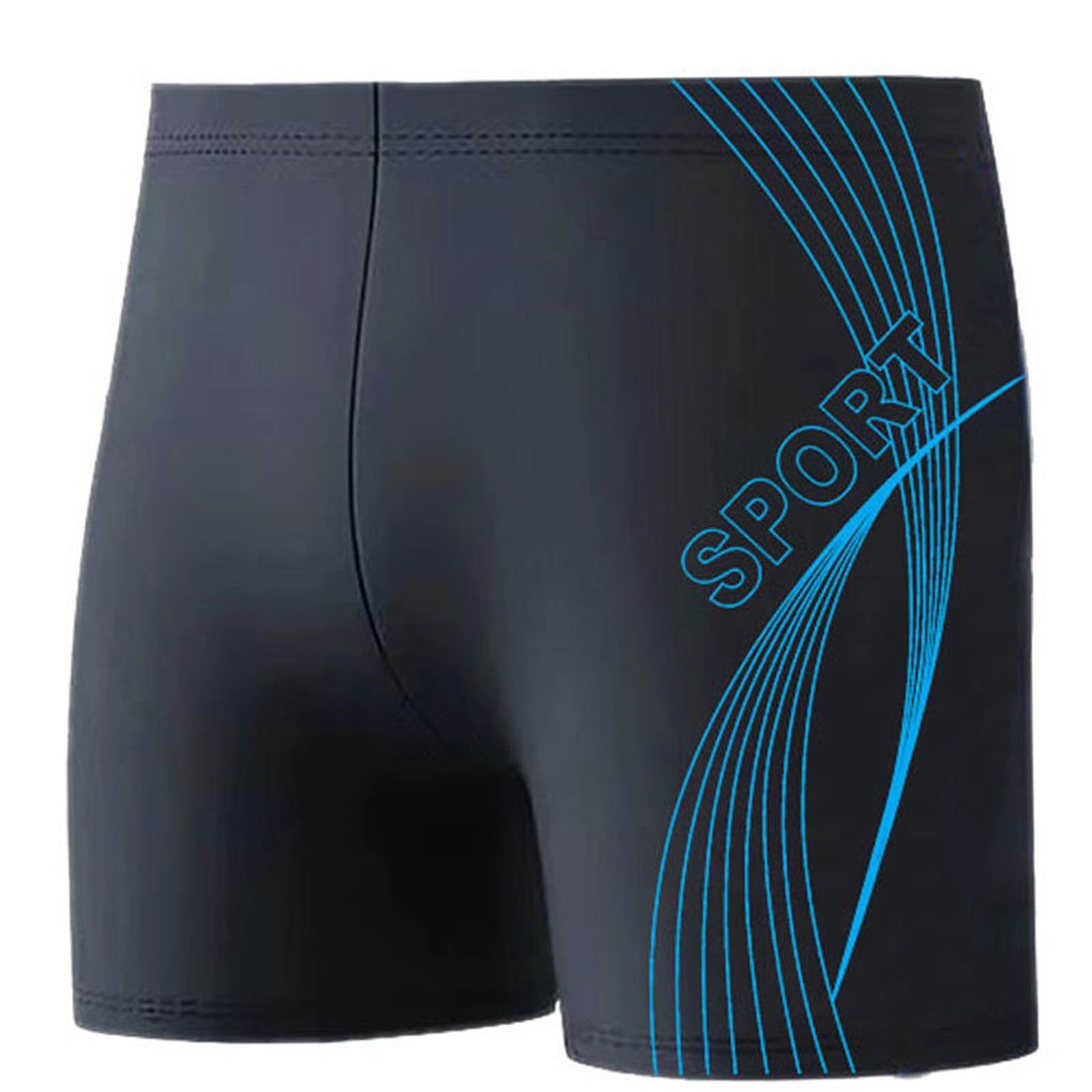 WREESH Men's Athletic Square Leg Swimsuit Jammers Sports Swim Trunks ...