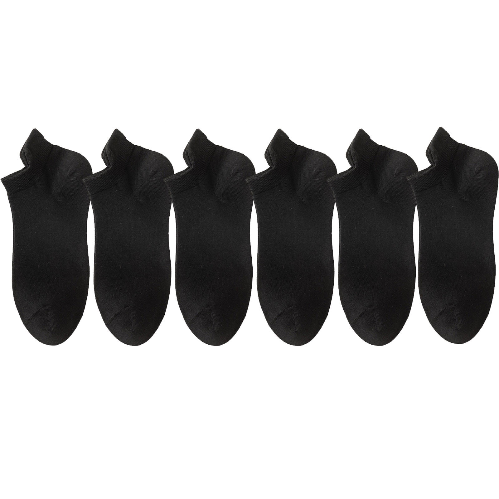 WREESH Men's Casual 6 Pairs Mesh Ventilation Non-Slip Liner Footies ...