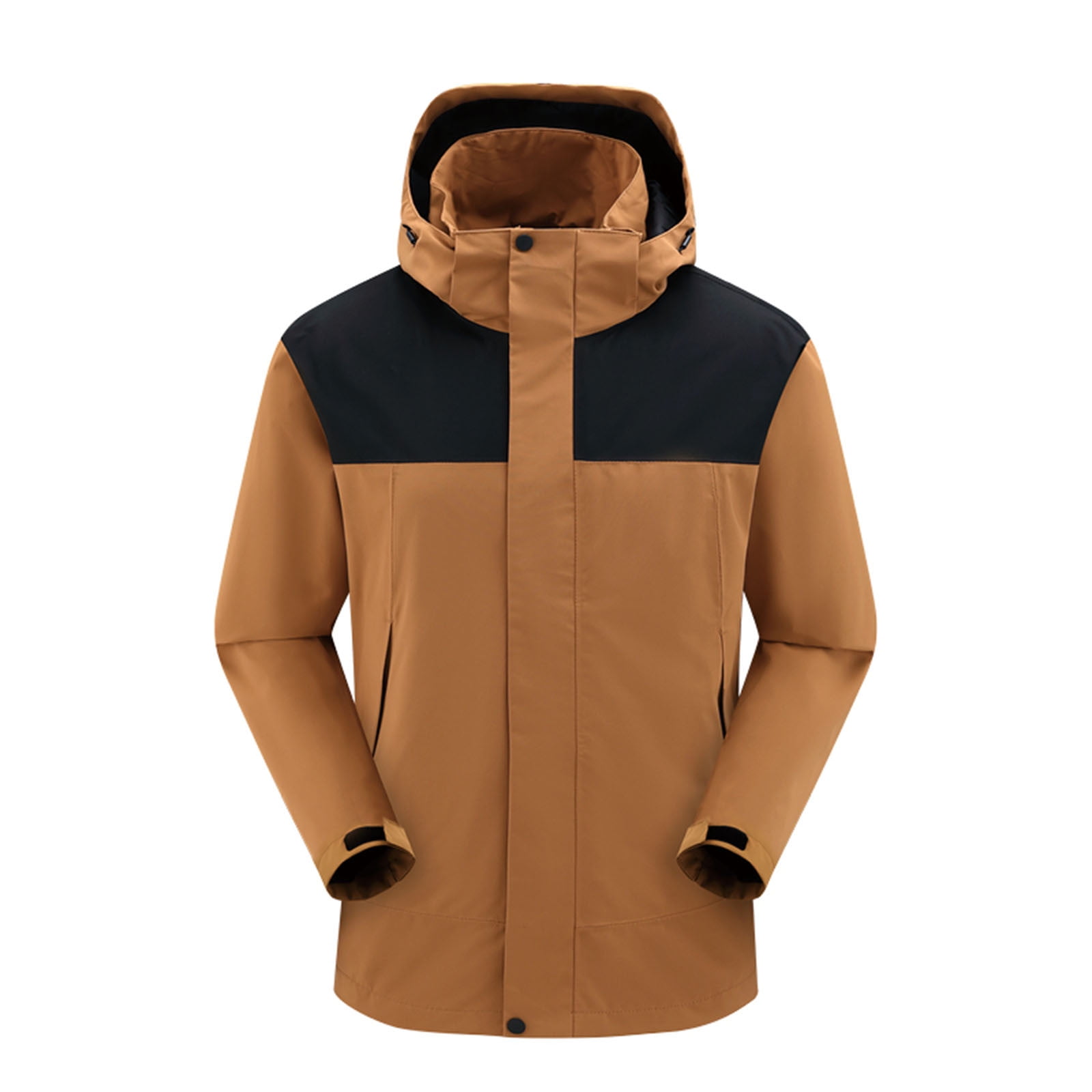WREESH Men's Outdoor Winter Jacket Mountain Design, Zipper & Multi ...