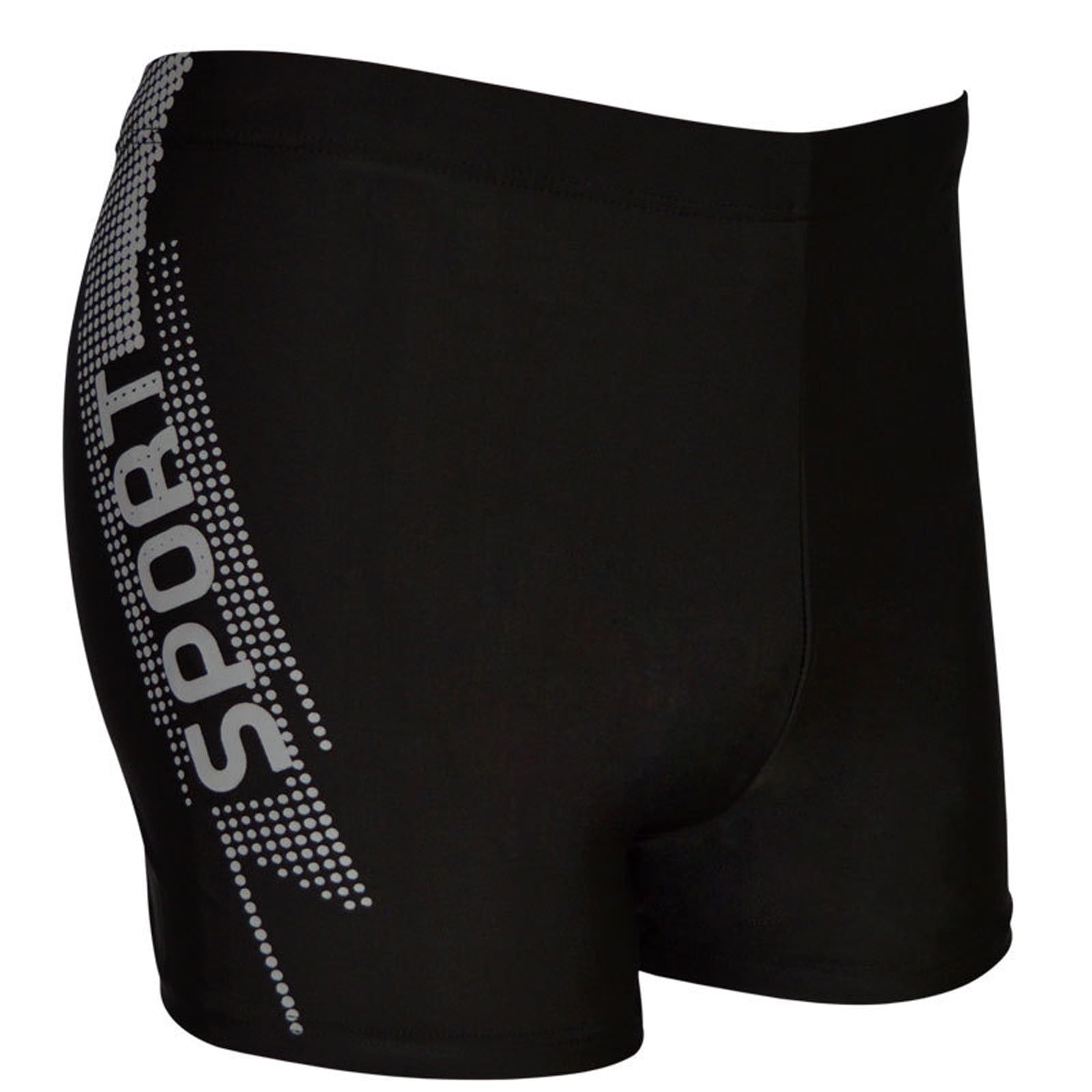 WREESH Men's Solid Color Swim Jammers - Quick-Dry Square Leg Shorts ...