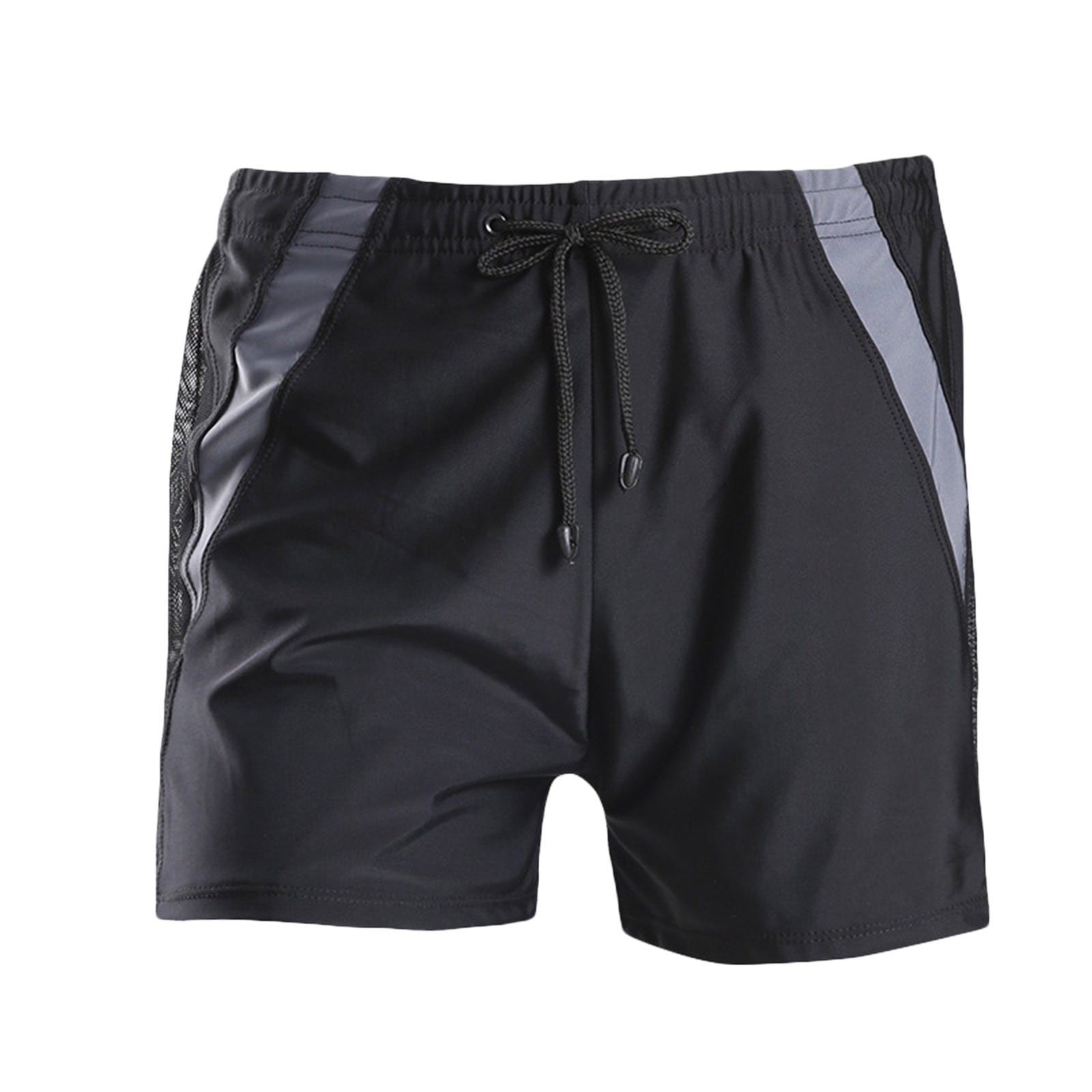 WREESH Men's Swim Trunks Athletic Square Leg Swimsuit Casual Color ...