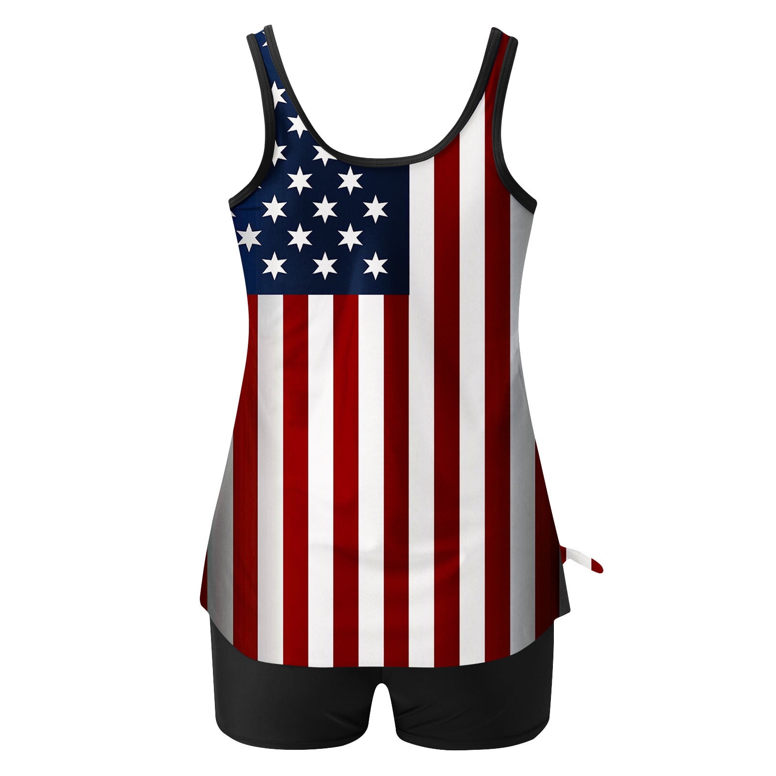 WREESH Modest Swimsuit Women's Two Piece Tankini Set High-Waisted ...