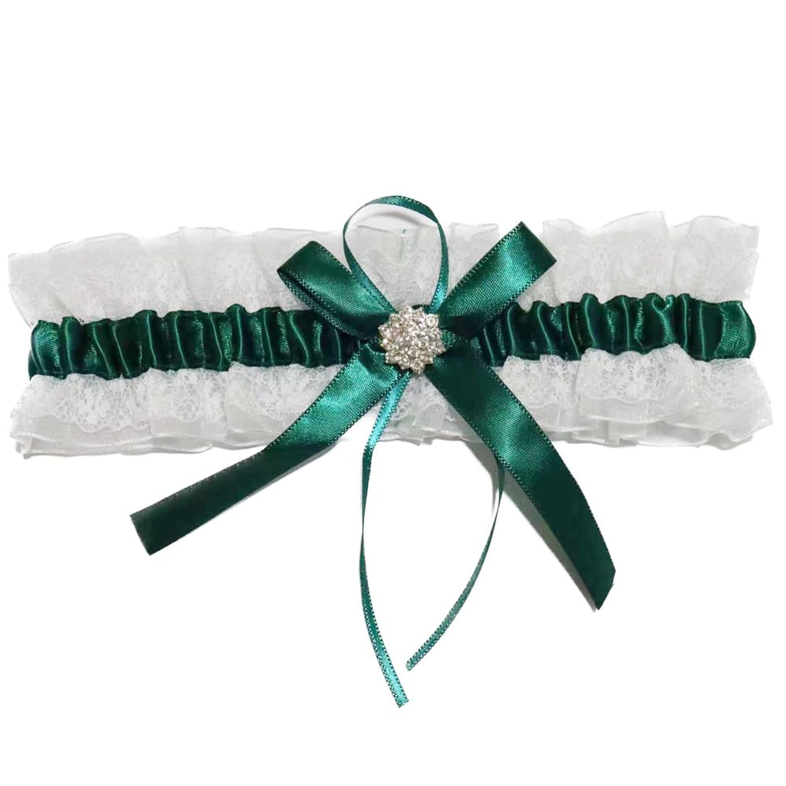 WREESH Women Fashion Garters for Bride White Garters for Bride ...