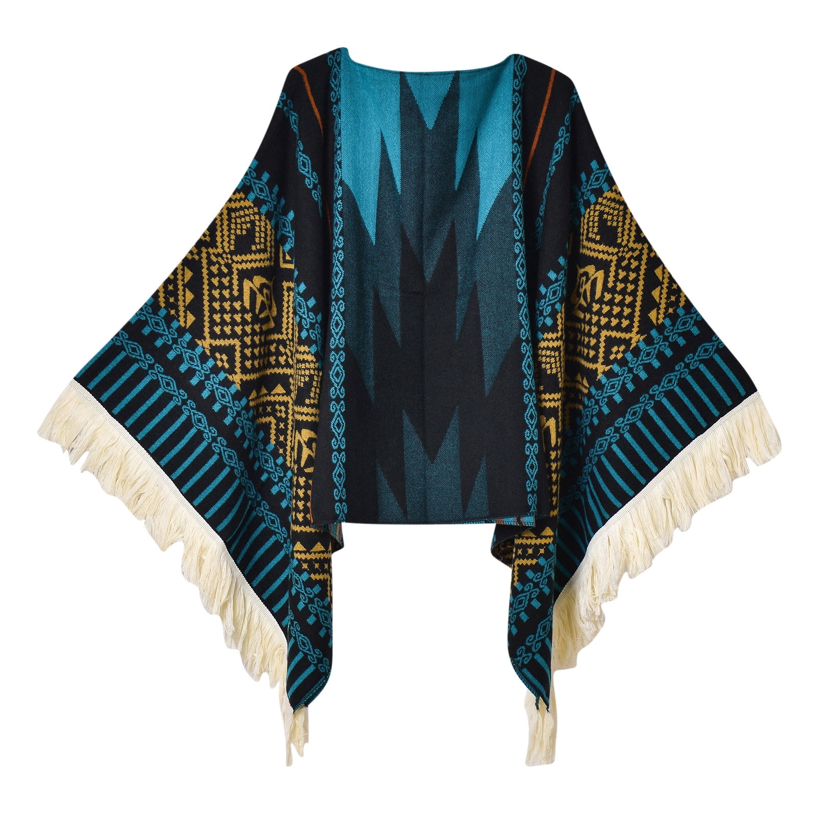 WREESH Women's Winter Shawl Wraps, Oversized Open Front Shawl Wraps ...