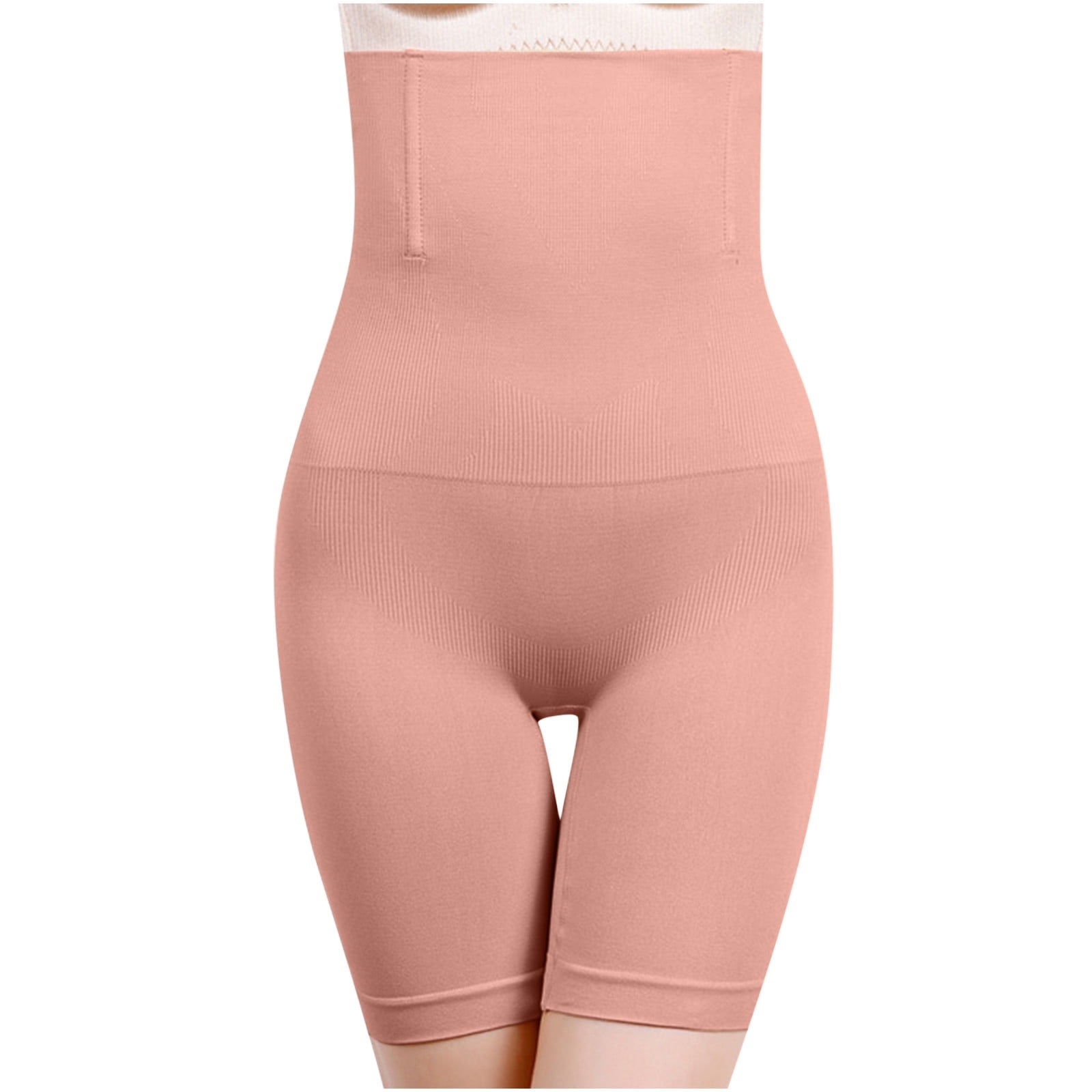 Wreesh Womens High Waisted Body Shaper Shorts Shapewear Solid Panties