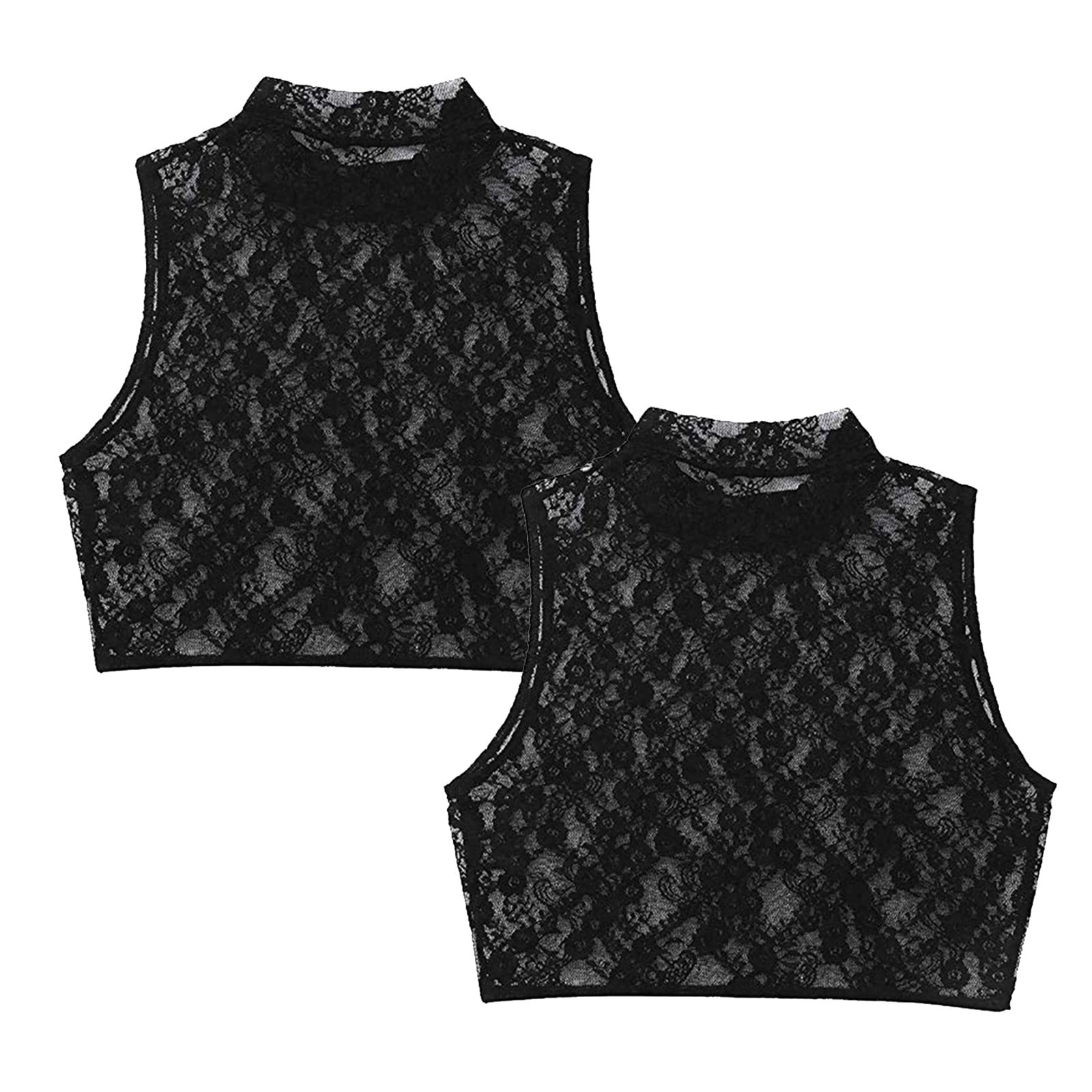 Wreesh Womens Lingerie Lace Crop Top Cool Girl Lingerie Lace Sedin