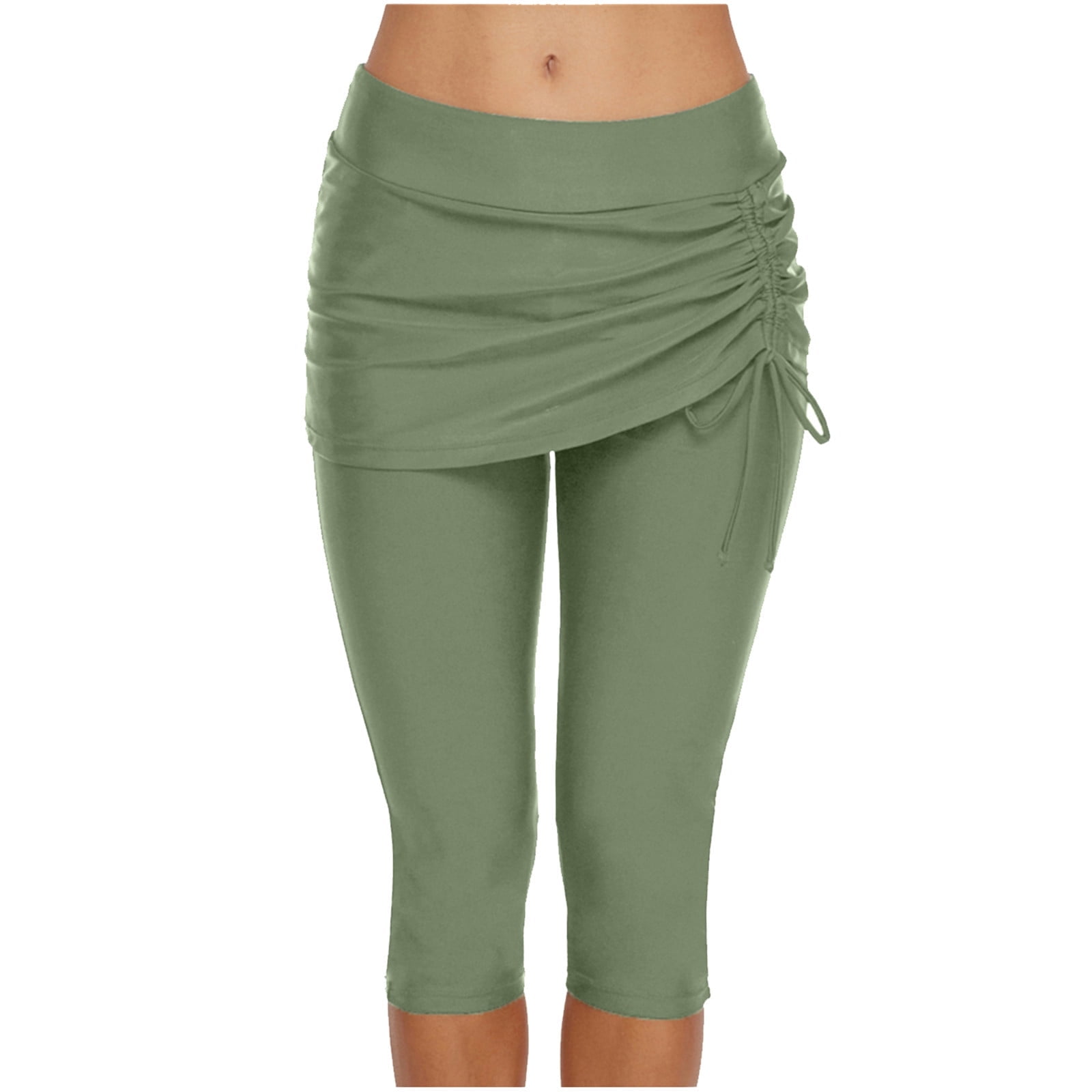 WREESH Womens Swimming Water Pants Skirted Swim Shorts New Conservative ...