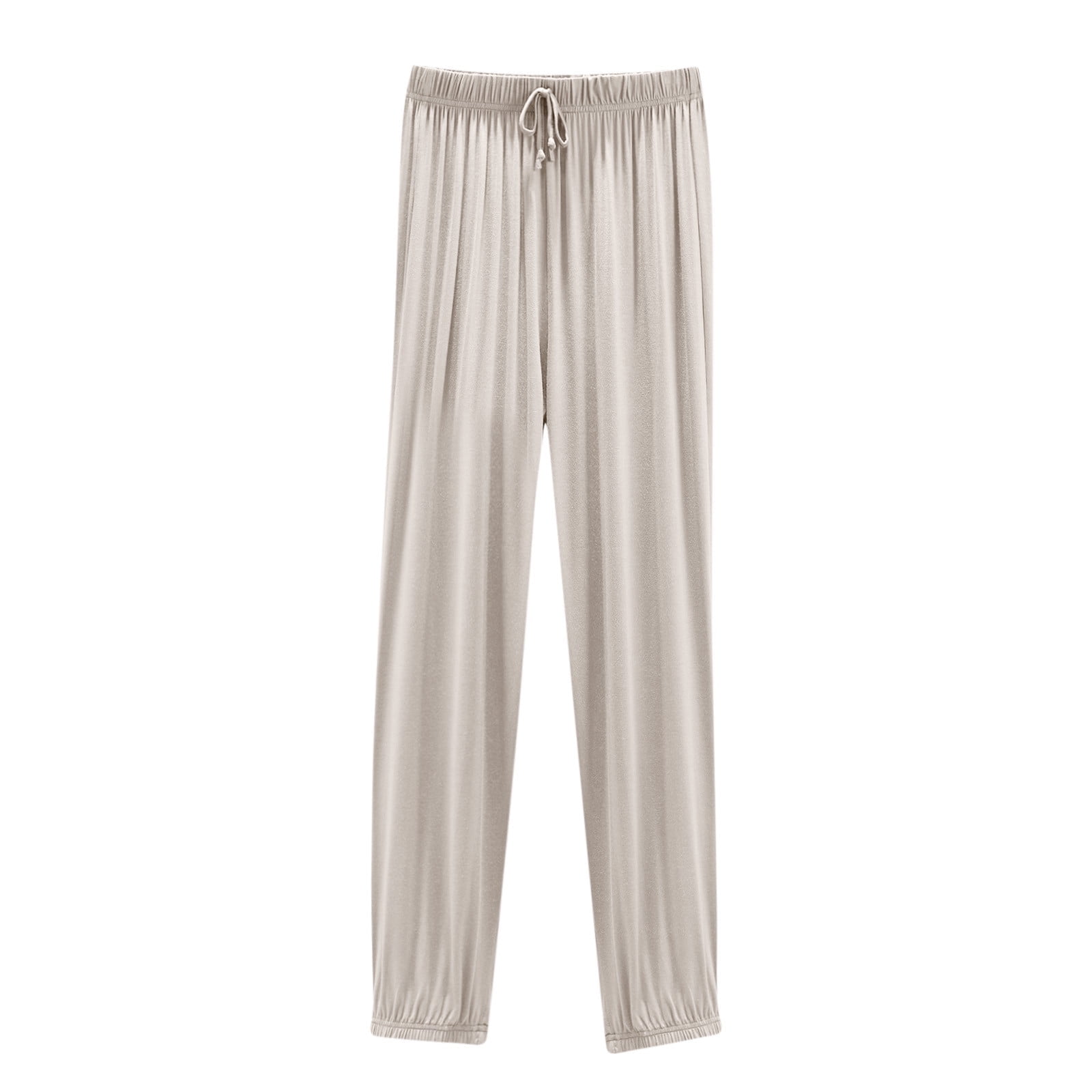 Wreesh Womens Thin Pajama Pants High Waisted Home Thin Casual Pocket