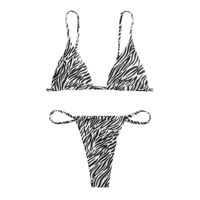 Wreesh Womens Two Piece Swimsuit String Bikini Sets Swimsuit High Waist