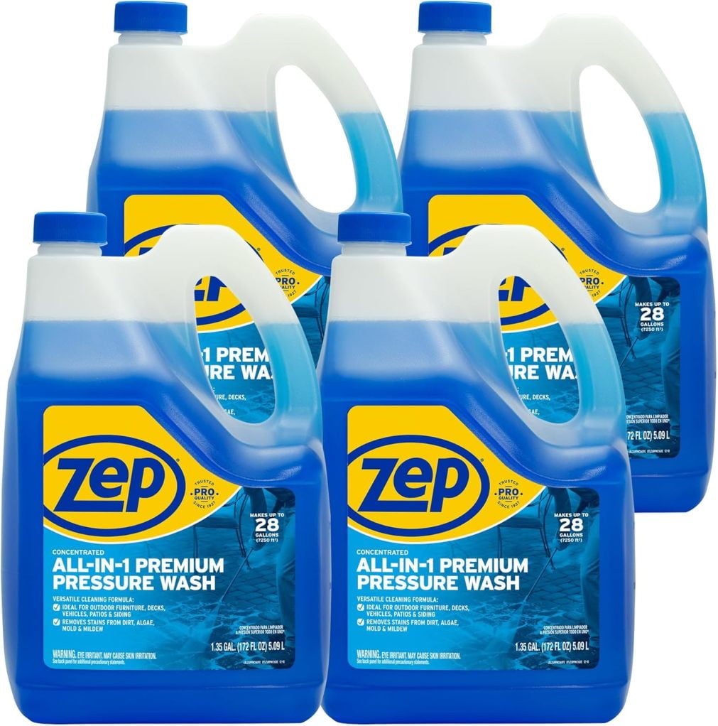 WRFP All-In-1 Pressure Wash Cleaner (Case of 4) Concentrated Formula ...