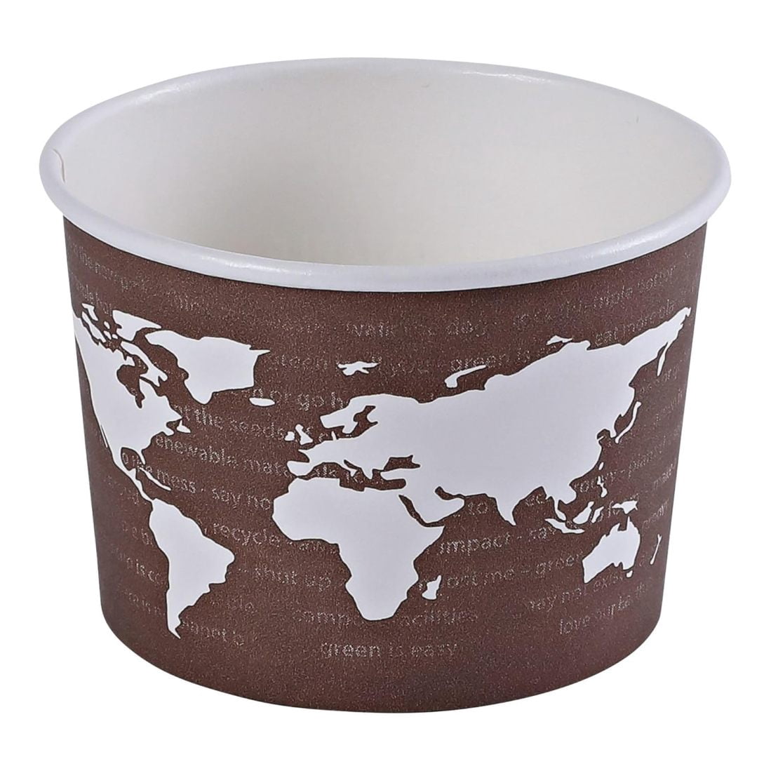 WRFP Compostable 8oz Lined Paper Food Bowls, Case of 1000, Renewable ...