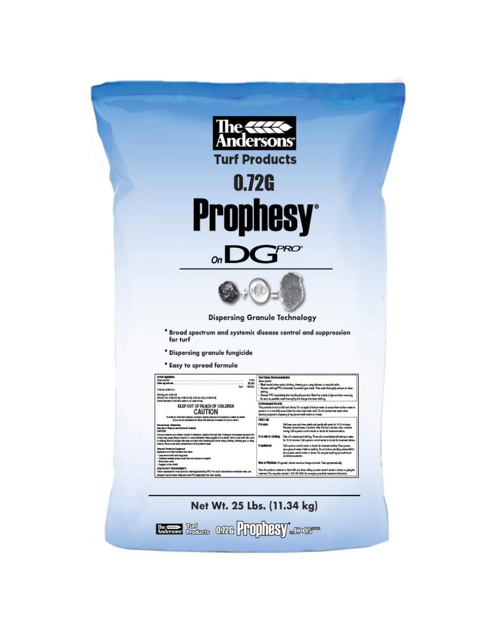 WRFP Prophesy Propiconazole Broad Spectrum Fungicide on DG Pro, 25lbs ...