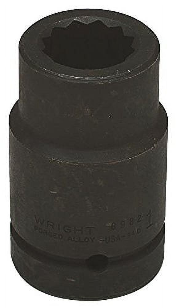 Wright Tool 8982 1" w/1" Drive 12 Point Deep Impact Socket - Walmart.com