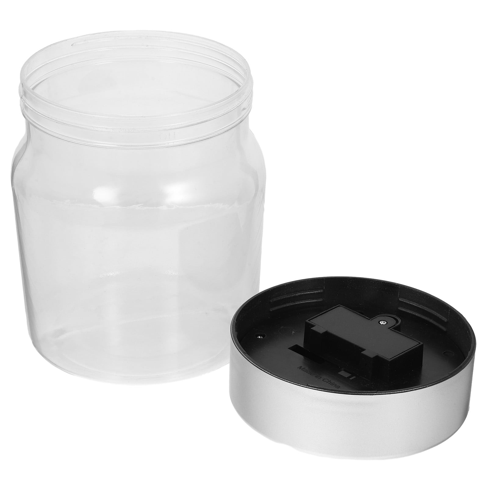 WRISTBIQUE Compact Clear Bank for Coins Saving and Tabletop Display ...