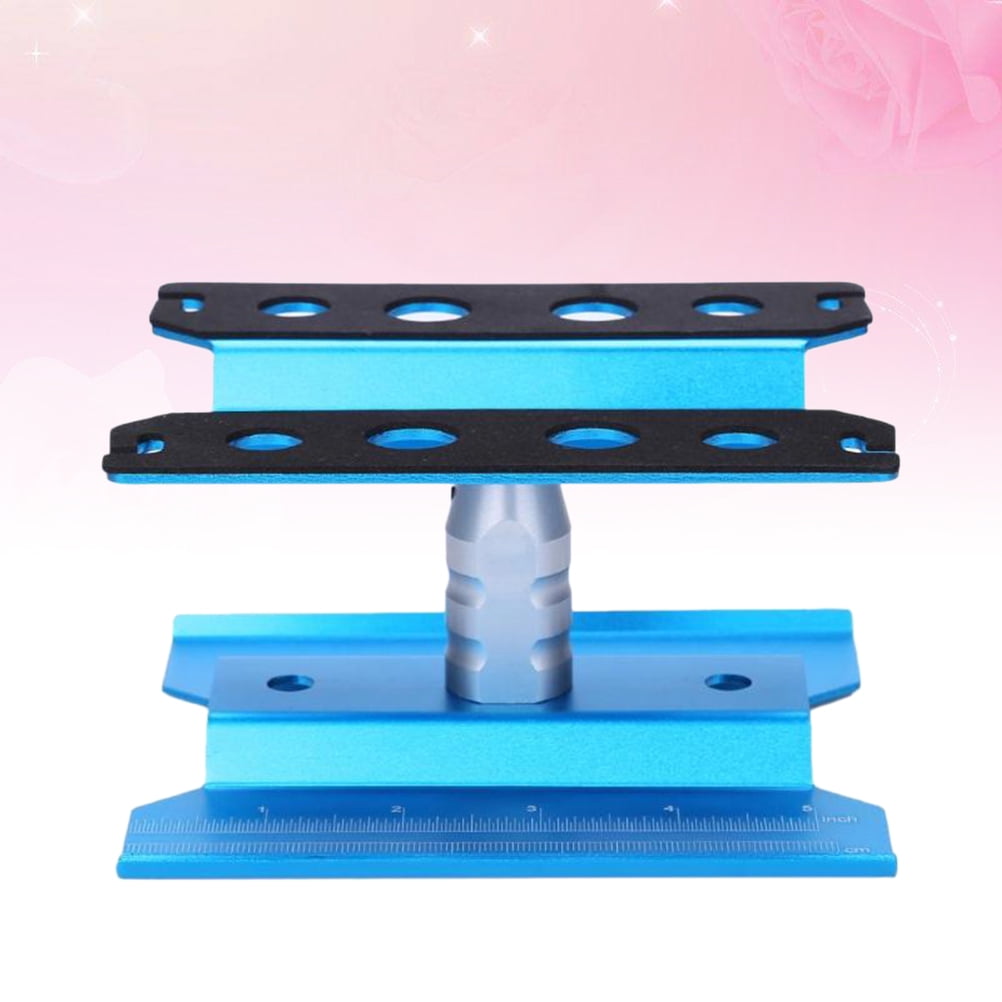 WRISTBIQUE 1 Set Car Repair Stand Blue Aluminium Alloy Adjustable ...