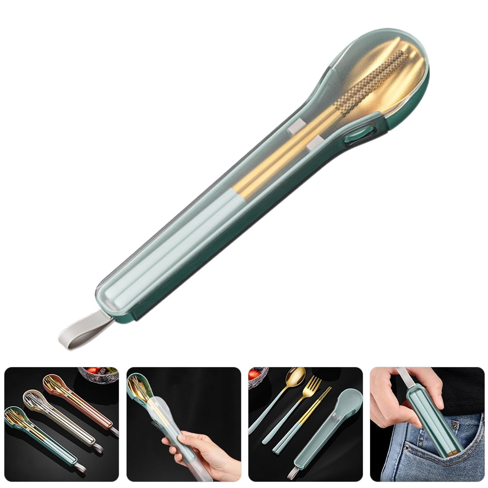 WRISTBIQUE 1 Set Chopsticks Storage Box for Family Use with 20.5X4 ...