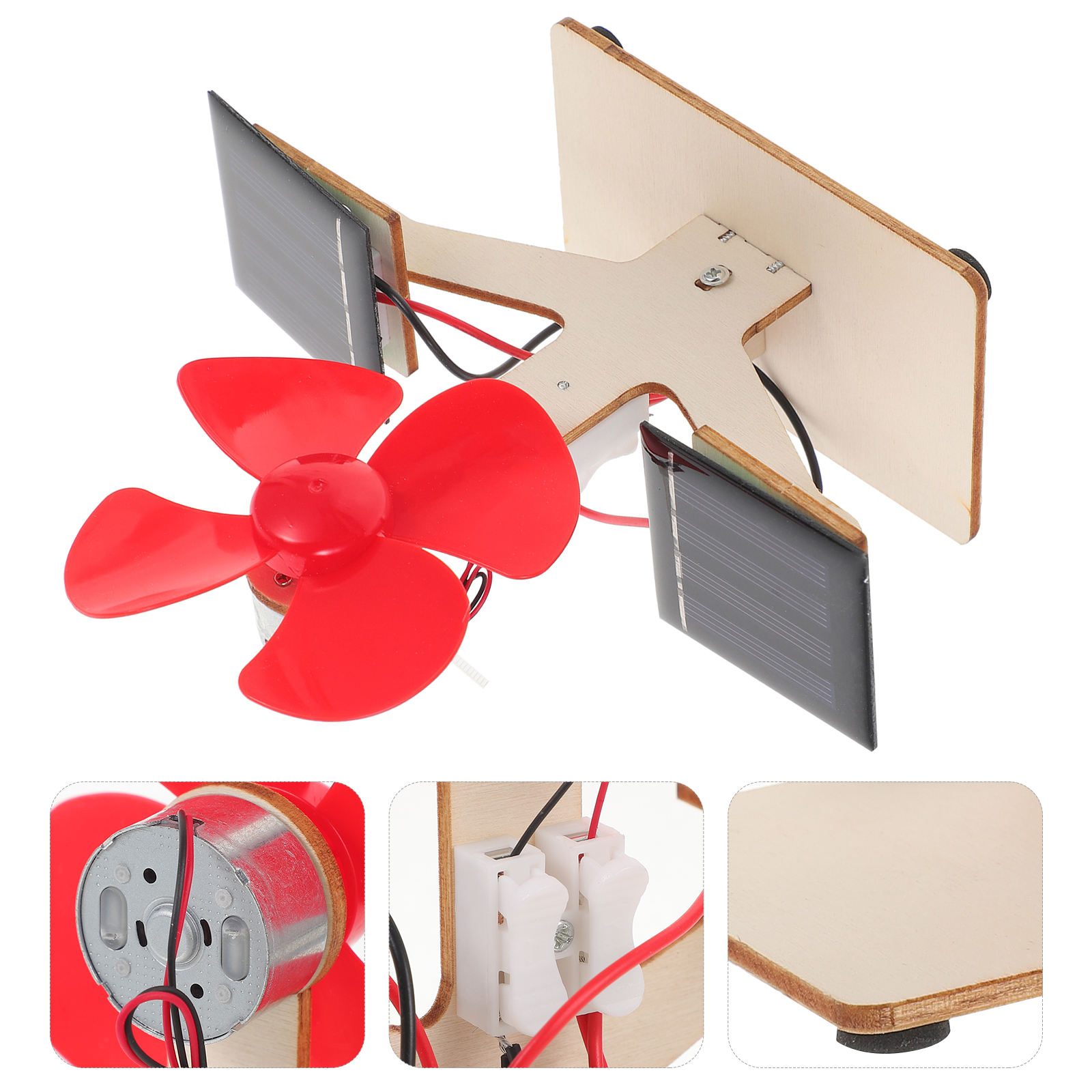 WRISTBIQUE DIY Solar Powered Fan Model Kit for Student Learning and ...