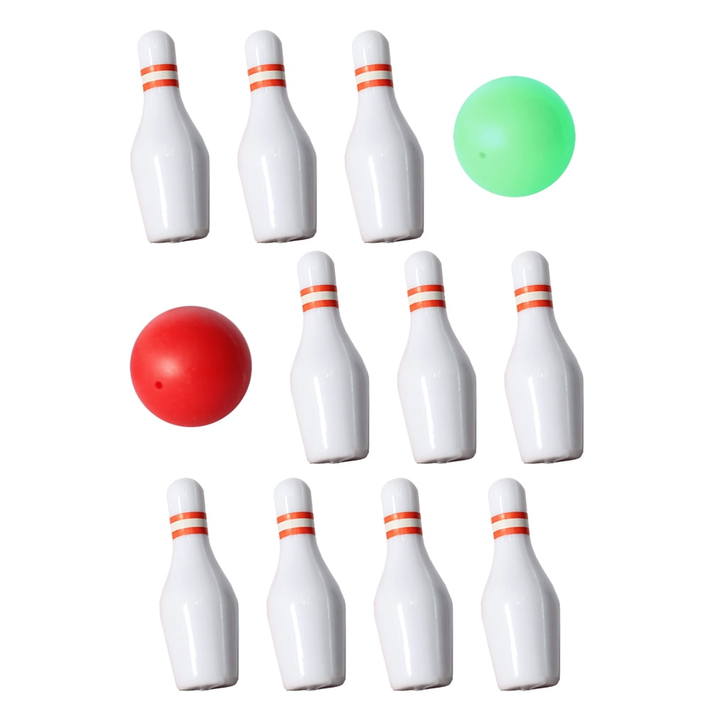 WRISTBIQUE 1 Set Miniature Bowling Set Dollhouse Bowling Decoration For ...