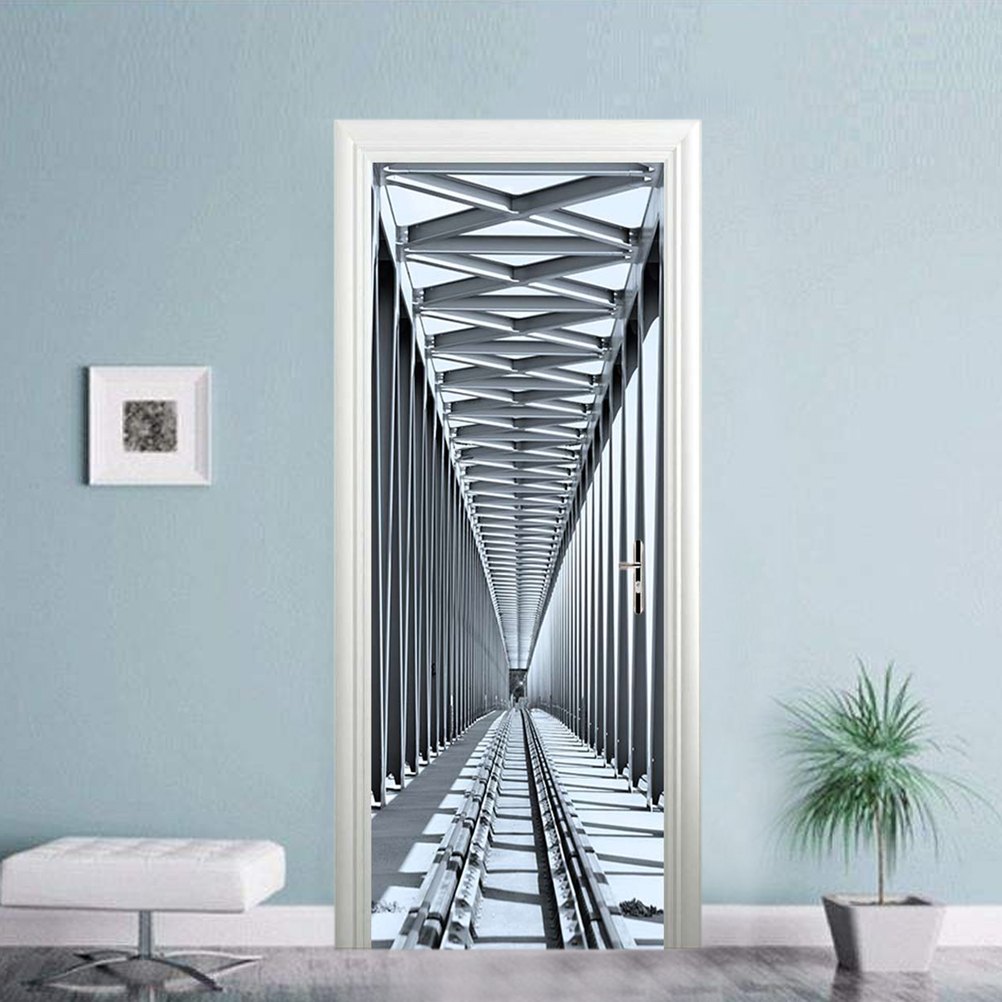 WRISTBIQUE 1 Set Removable 3D Door Decal for Nursery Wall Stickers ...