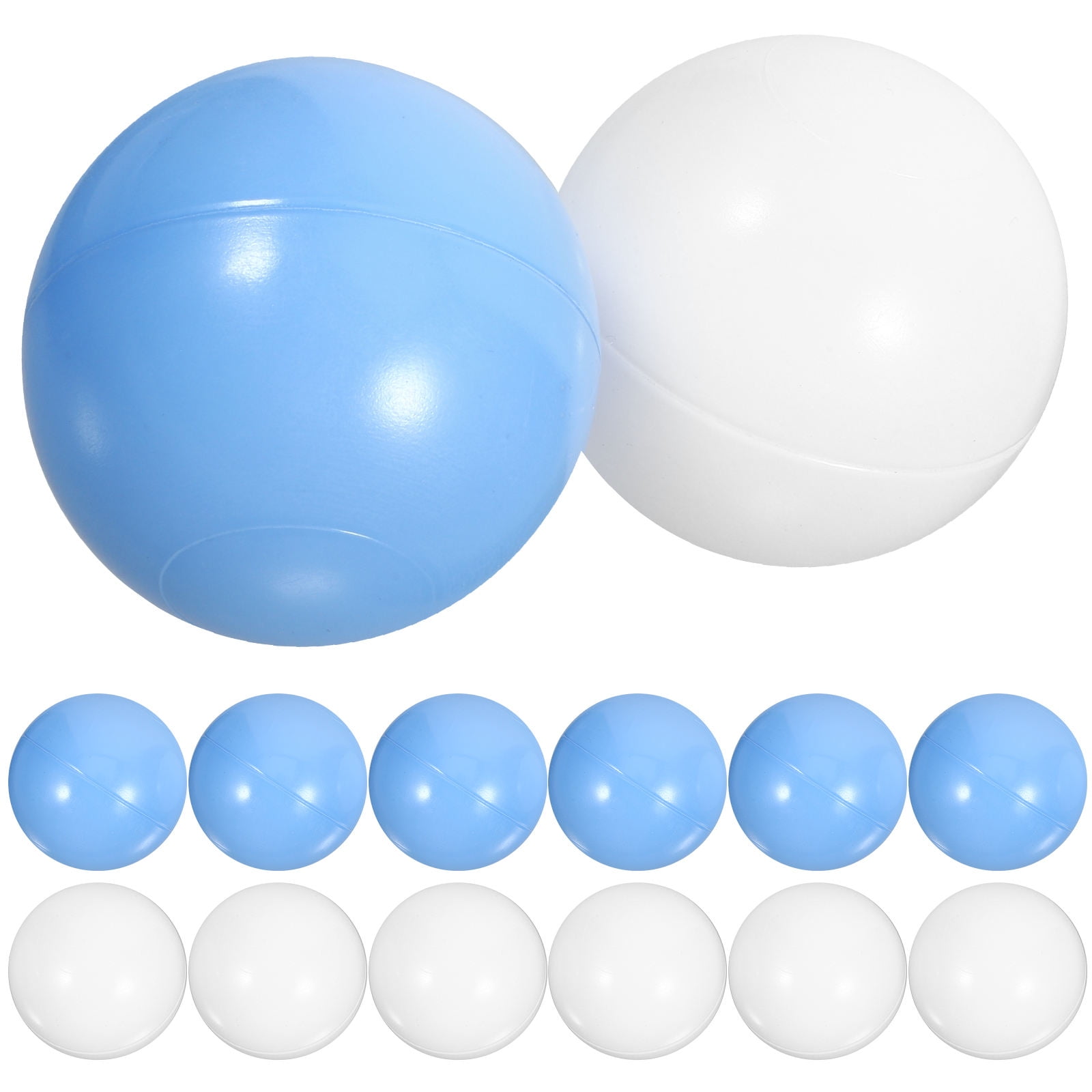 WRISTBIQUE 100Pcs Small Plastic Balls for Games Assorted Color for ...